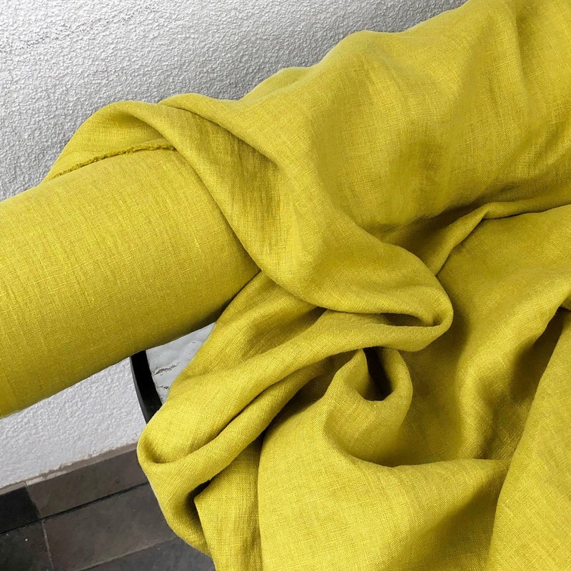 Chartreuse Fabric - Etsy