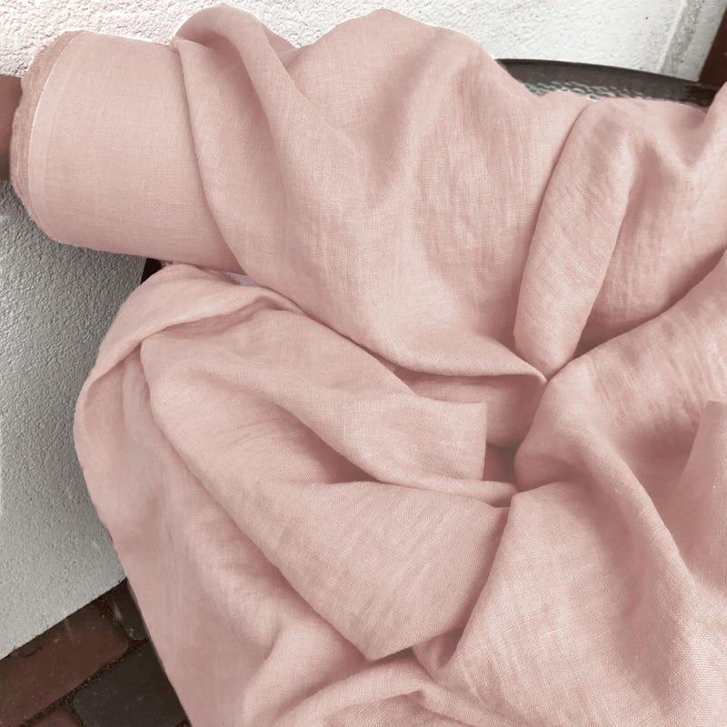 Blush Pink Linen - Etsy