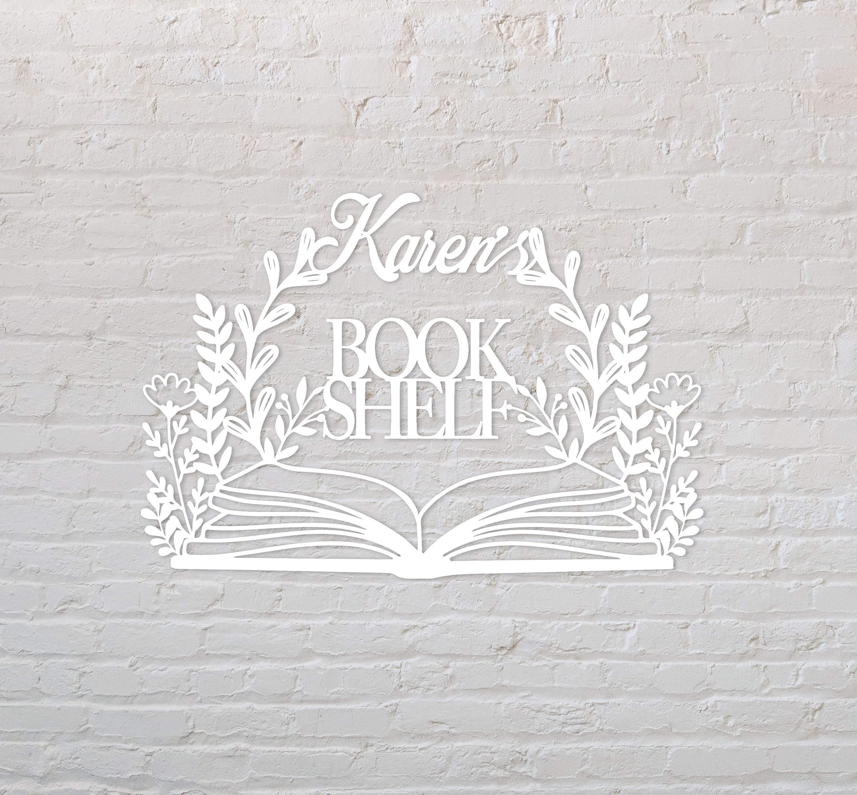 Custom Library Metal Sign,books Decor,bookshelf Decor,reading Sign ...