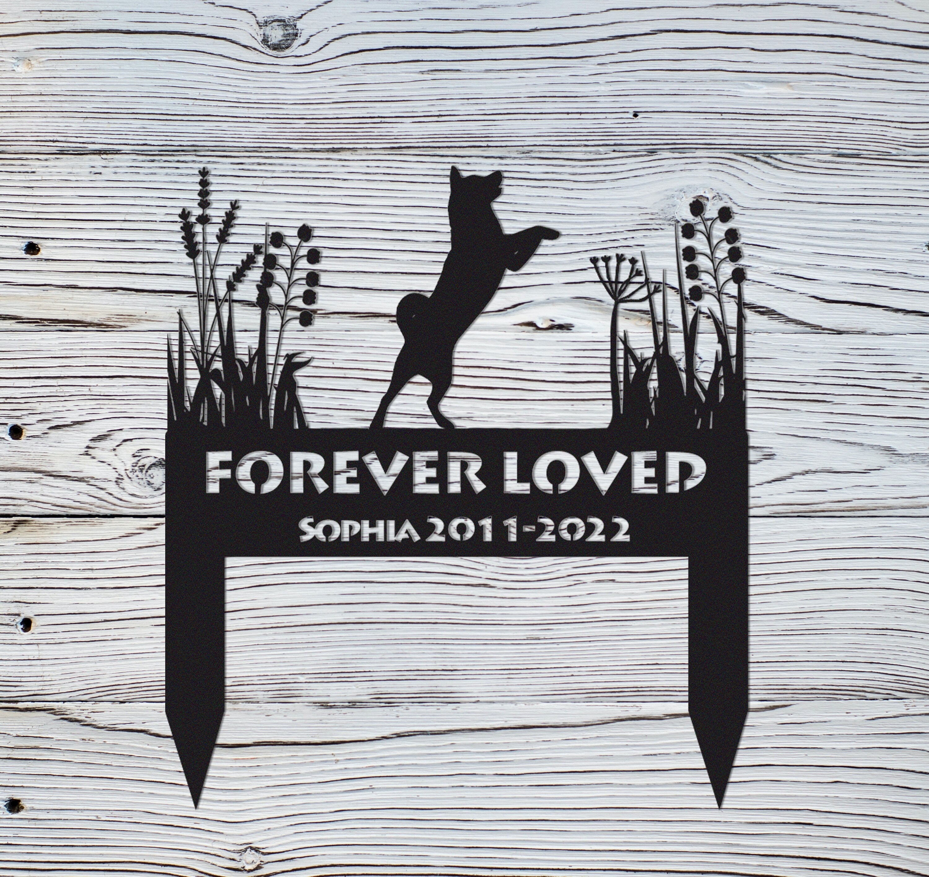 Shiba Inu Memorial Stake Sign Personalized,shiba Inu Gift,pet Grave ...