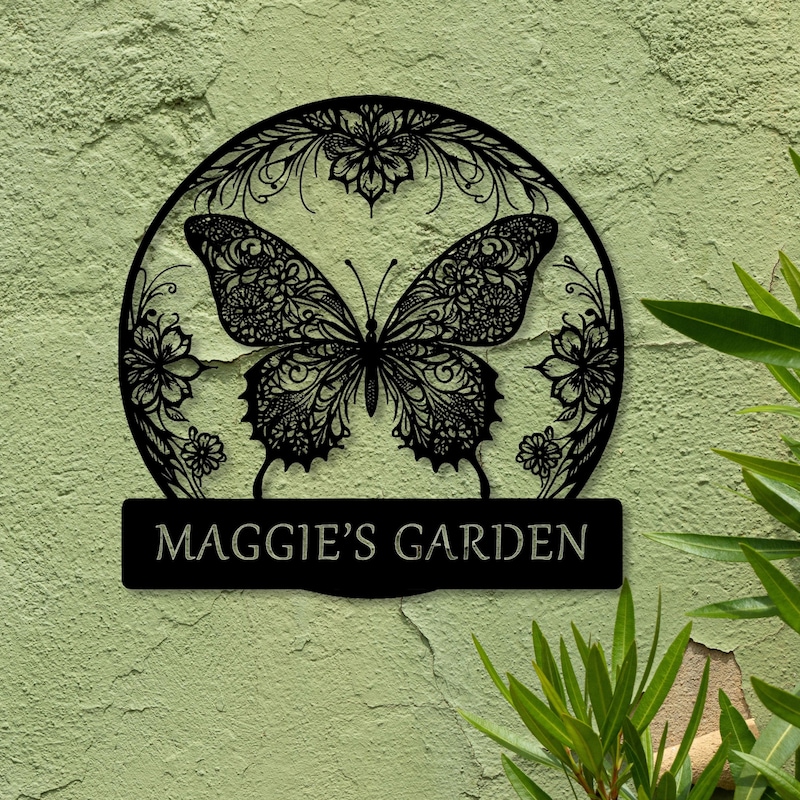Metal Butterfly - Etsy