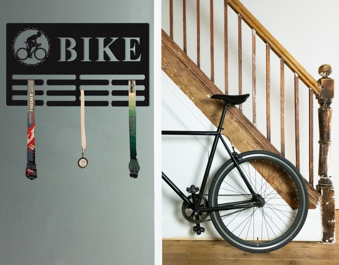 Custom Bike Medal Hanger,personalized Bicycle Rider Name Medal Hanger ...