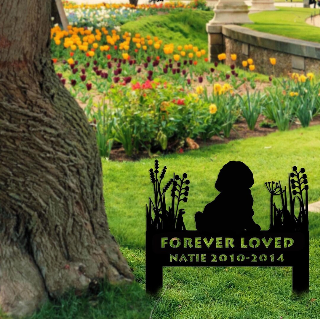 Cavapoo Memorial Stake Sign Personalized,pet Grave Markers Sign,cavapoo ...