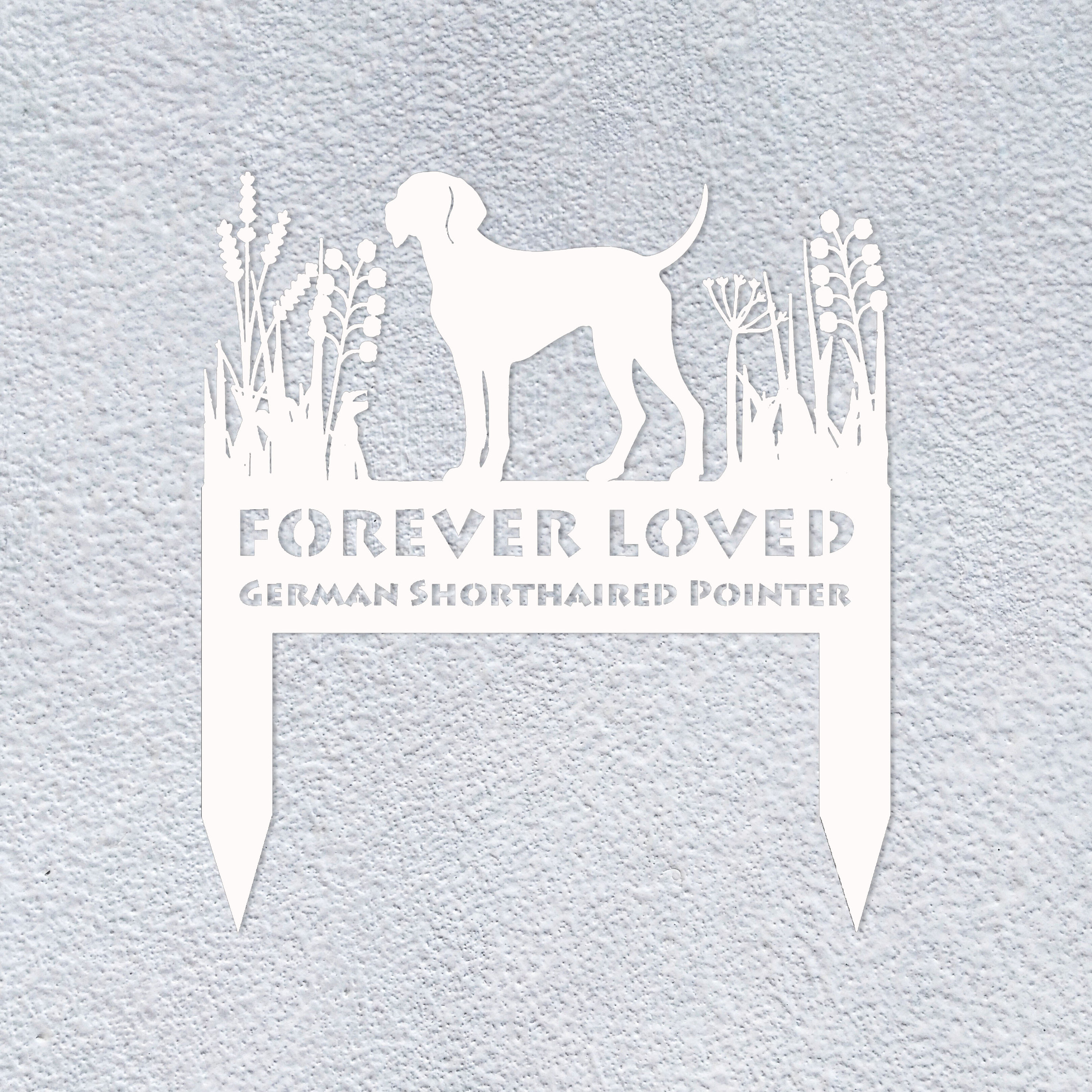German Shorthaired Pointer Memorial Stake Sign Personalized,pet Grave ...