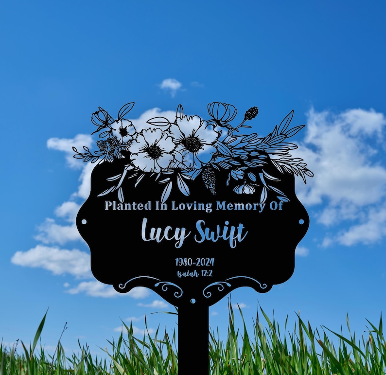 Tree Plaque Marker,personalized Memorial Tree Plaque With Stake,custom ...