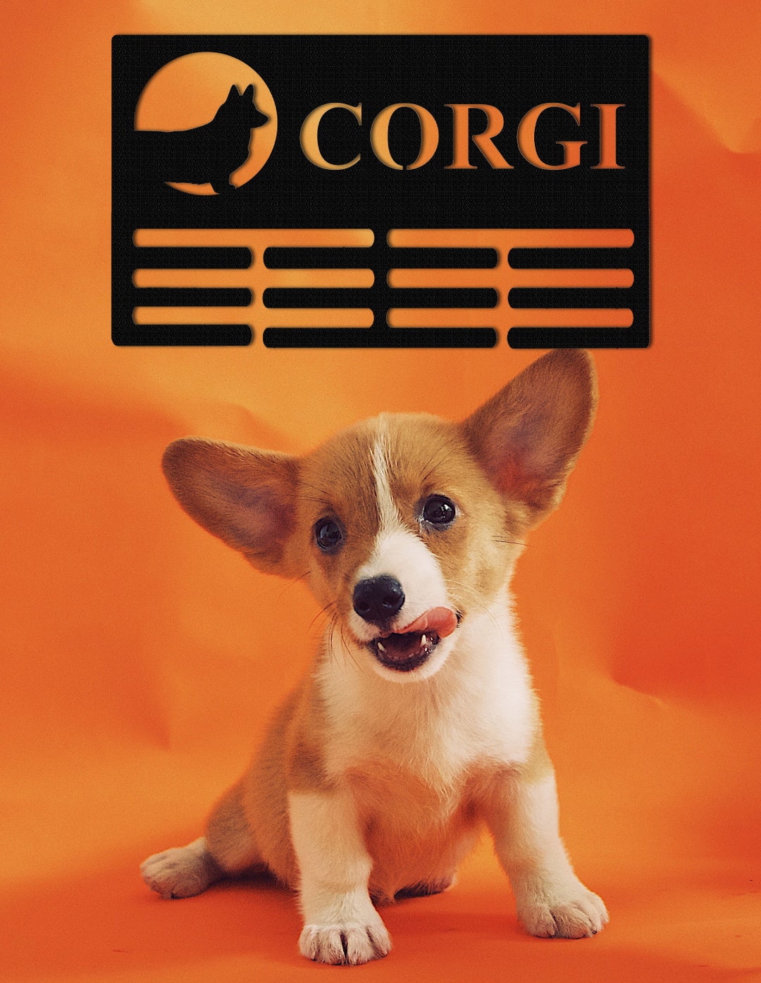 Pet Award Medal Hanger,custom Corgi Medal Hanger,corgi 12 Rungs for ...