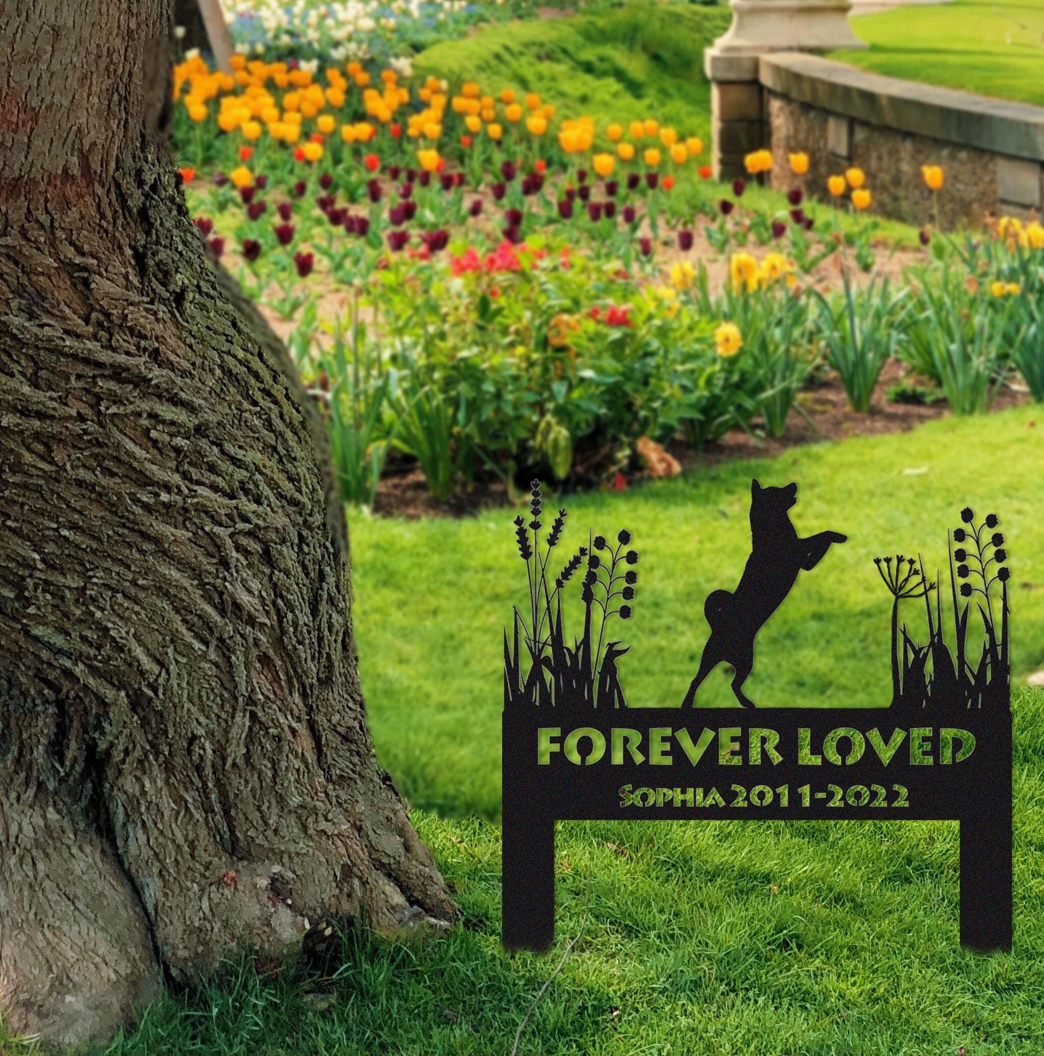 Shiba Inu Memorial Stake Sign Personalized,shiba Inu Gift,pet Grave ...