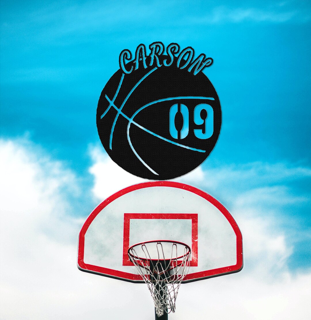 Basketball Metal Sign Personalized,custom Basketball Sign for Room ...