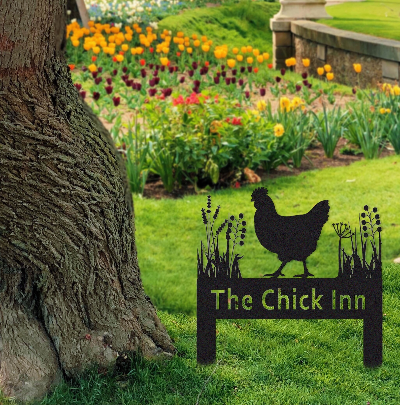 Chicken Coop Stake Sign Personalized,egg Shack Sign,chick Inn,henhouse ...