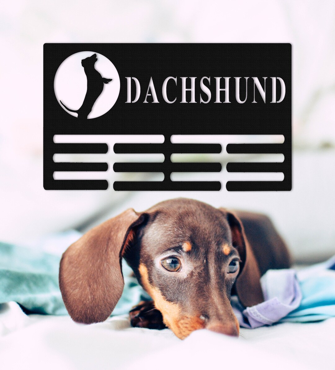 Pet Award Medal Hanger,custom Dachshund Medal Hanger,dachshund 12 Rungs ...