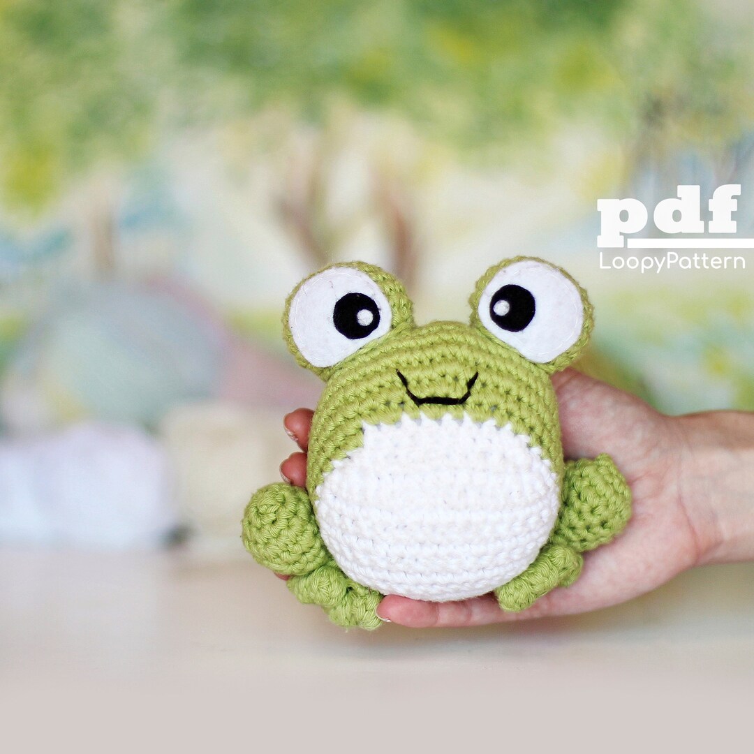 Crochet Pattern Frog, DIY Amigurumi Frog Pattern, PDF Digital Download ...