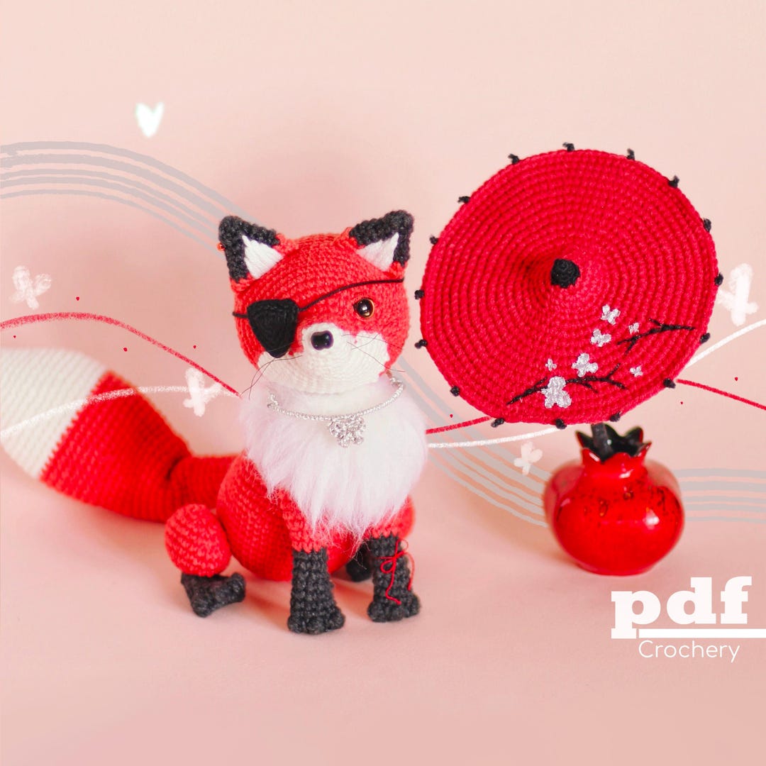 Crochet Pattern – Amigurumi Fox Hua Cheng | PDF Tutorial | Inspired by ...