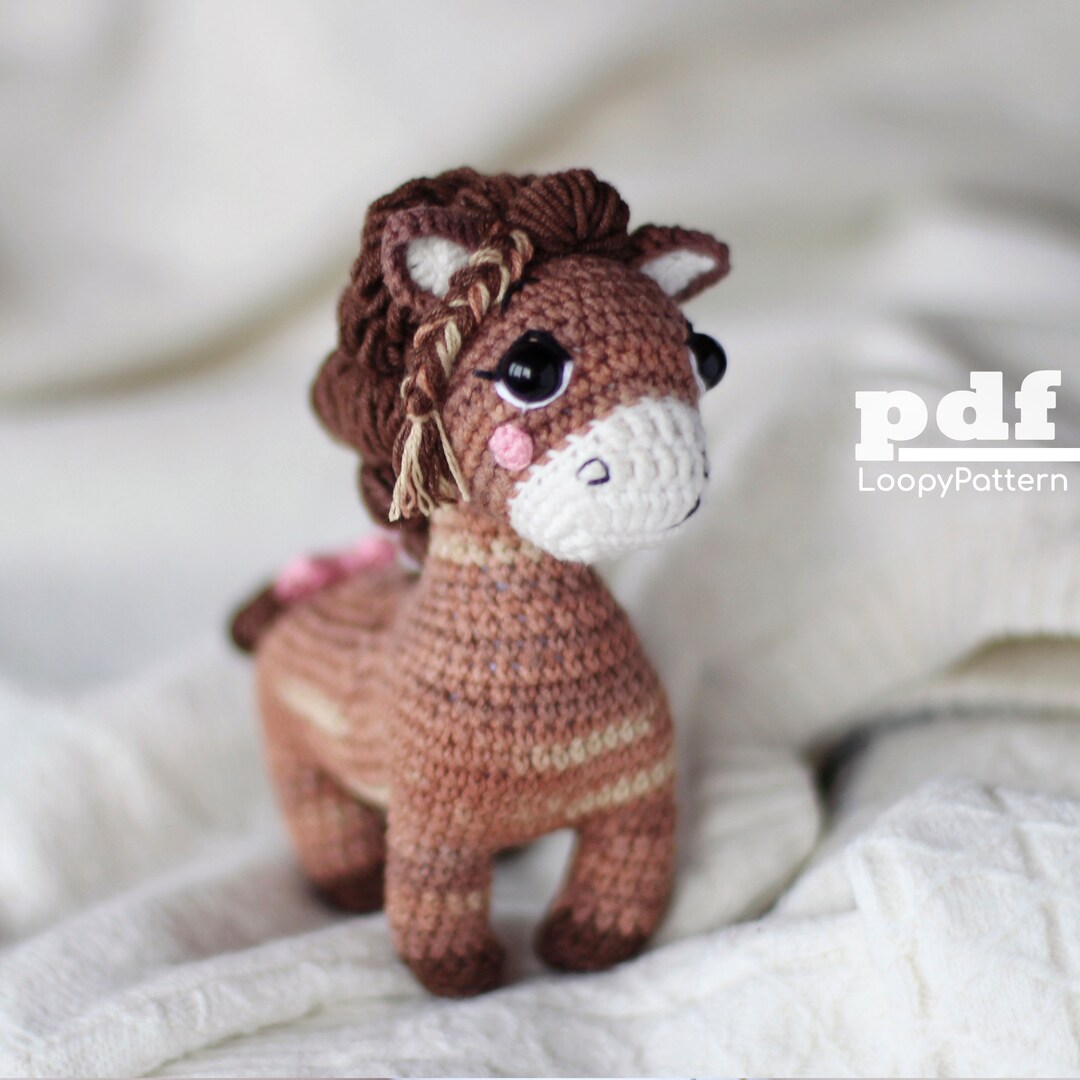 Crochet Pattern Horse, DIY Amigurumi Horse Pattern, PDF Digital ...