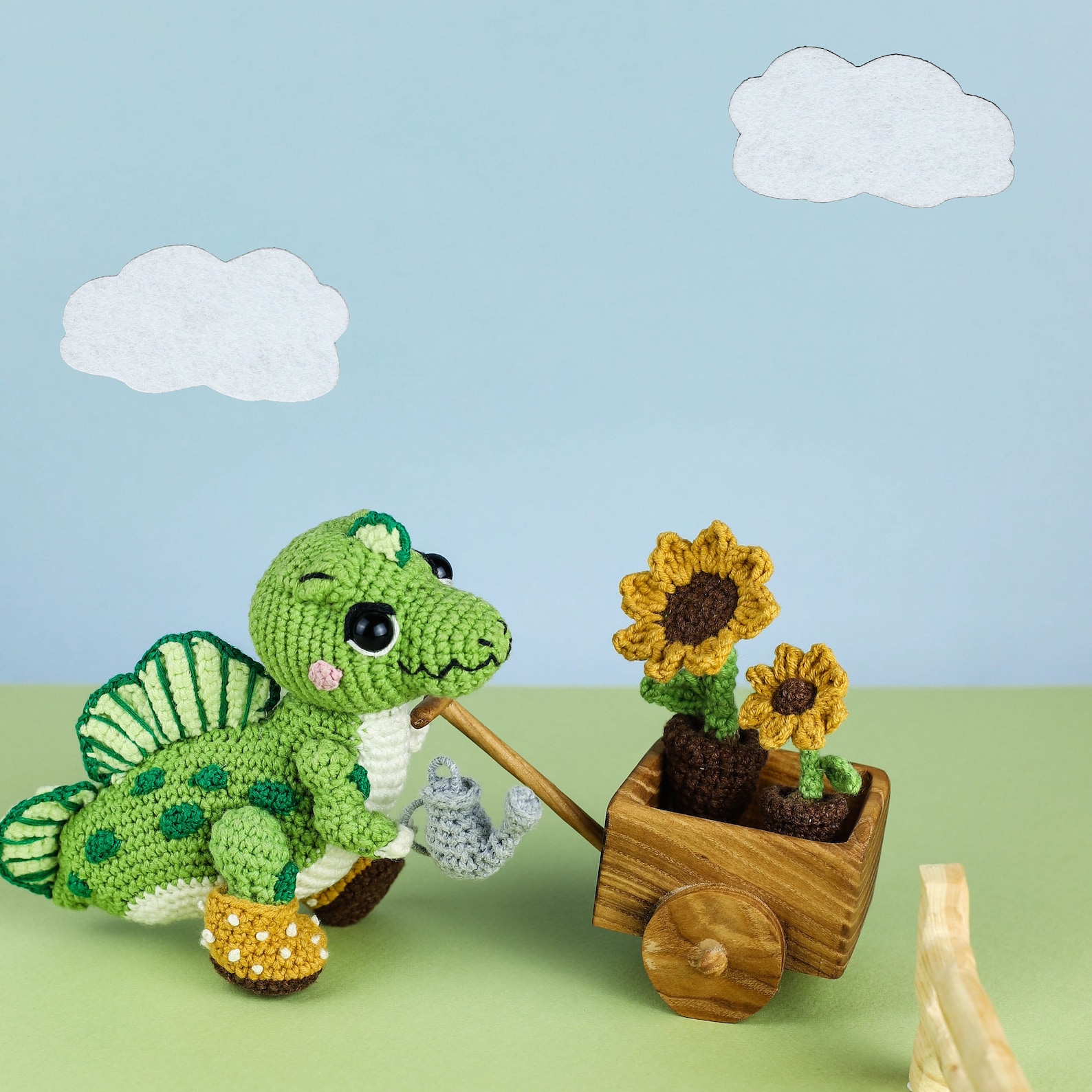 Crochet Pattern Dinosaur Amigurumi Spinosaurus, PDF Digital Download ...