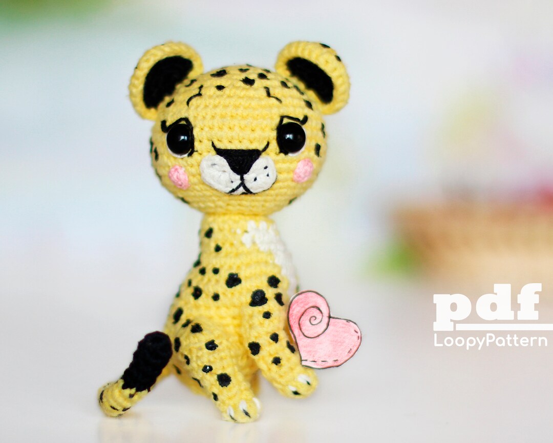 Crochet Pattern Leopard DIY Amigurumi Leopard Pattern PDF - Etsy