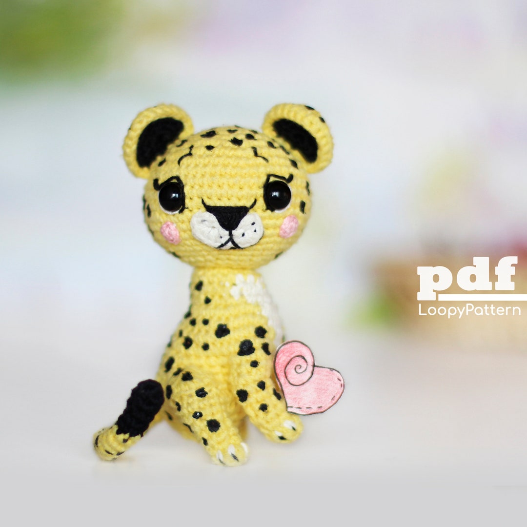 Crochet Pattern Leopard, DIY Amigurumi Leopard Pattern, PDF Digital ...