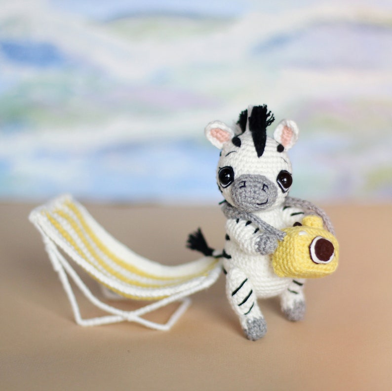 Crochet Pattern Zebra, DIY Amigurumi Zebra Toy Tutorial, PDF Digital ...