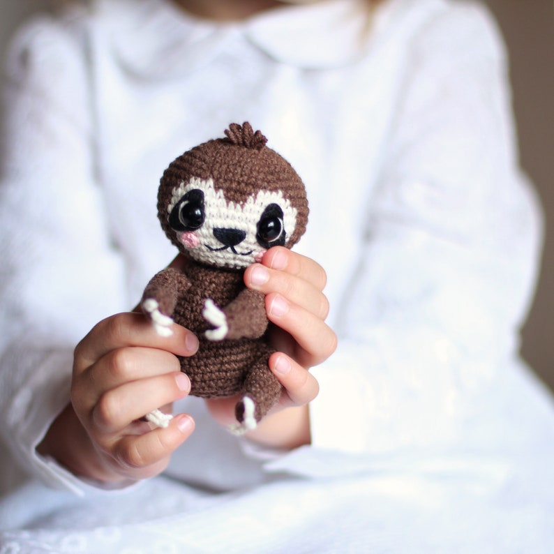 Crochet Pattern Sloth, PDF Digital Download, DIY Amigurumi Sloth ...