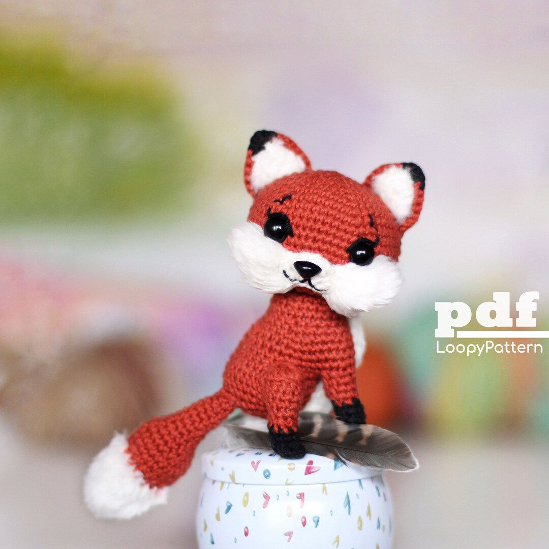 Crochet Pattern Fox, DIY Amigurumi Fox Pattern, PDF Digital Download ...