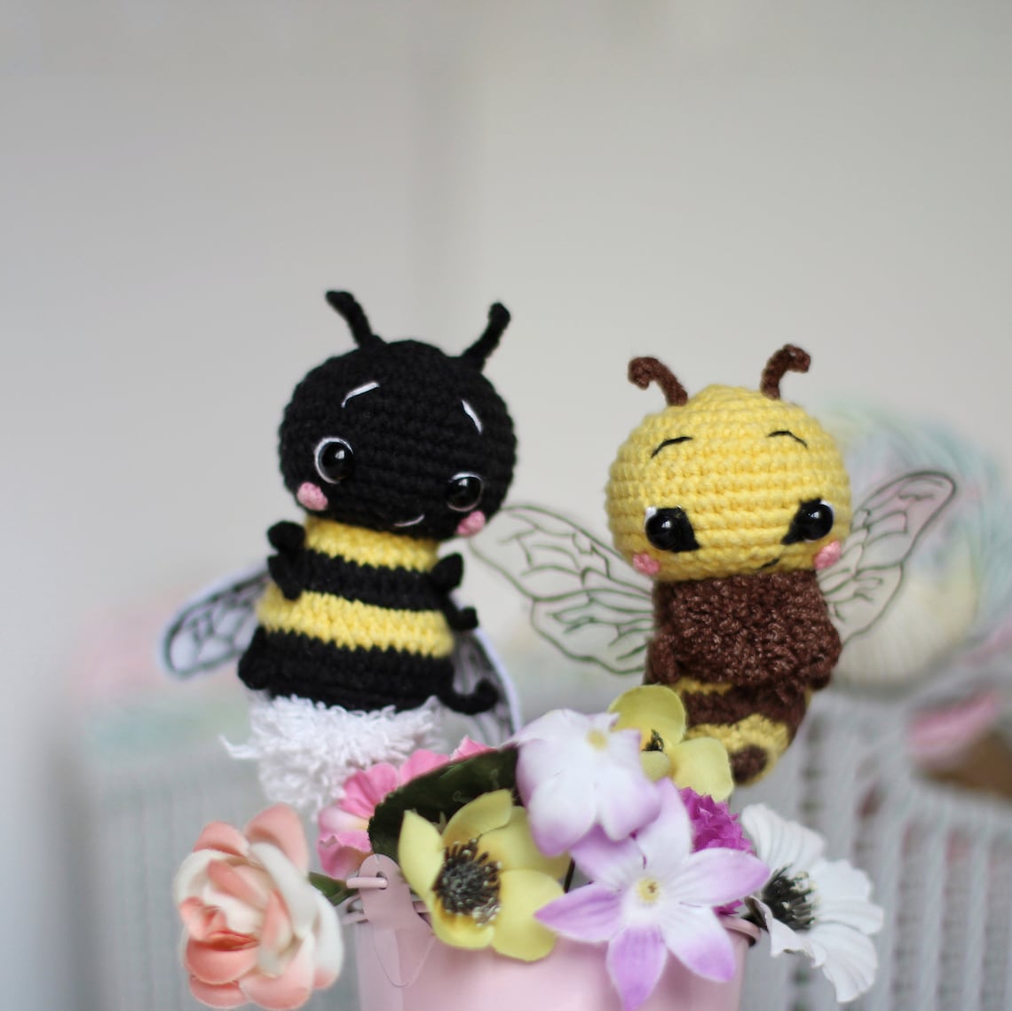 2 in 1 Crochet Pattern Bee Amigurumi Bumblebee Pattern PDF - Etsy