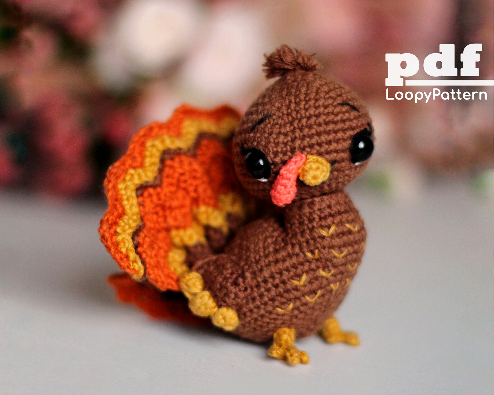 Crochet Pattern Turkey DIY Amigurumi Turkey Pattern PDF - Etsy