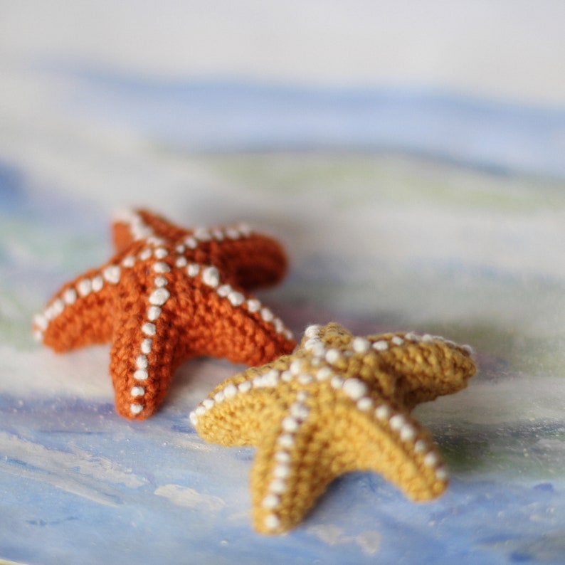 Crochet Pattern Starfish, Amigurumi Starfish Toy, PDF Digital Download ...