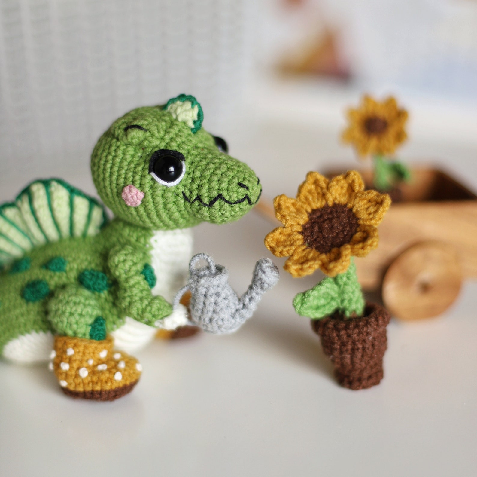 Crochet Pattern Dinosaur Amigurumi Spinosaurus, PDF Digital Download ...