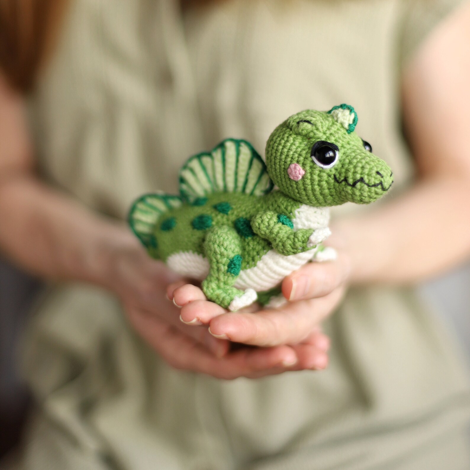 Crochet Pattern Dinosaur Amigurumi Spinosaurus, PDF Digital Download ...