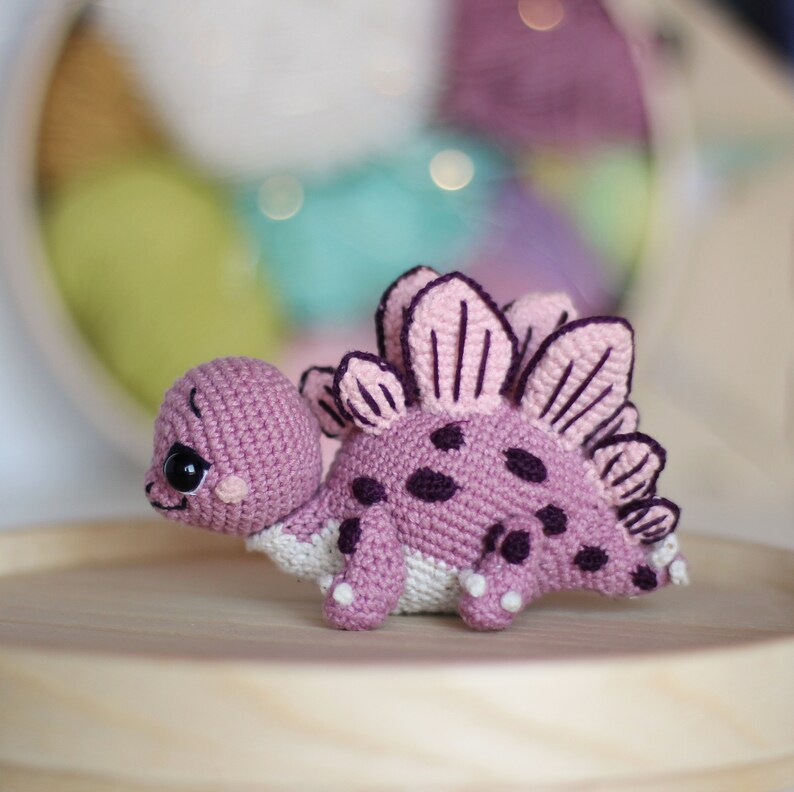 Crochet Pattern Dinosaur Stegosaurus Amigurumi Toy PDF - Etsy