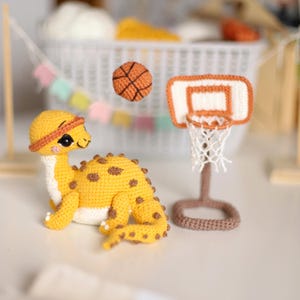 Patrón de crochet dinosaurio amigurumi Diplodocus, descarga digital en ...