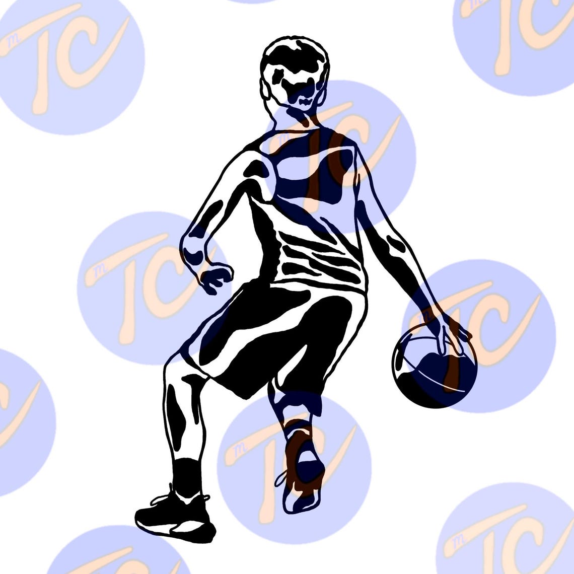 Basketball Player Graphics Youth BUNDLE ~ 9 Digital Downloads - Etsy