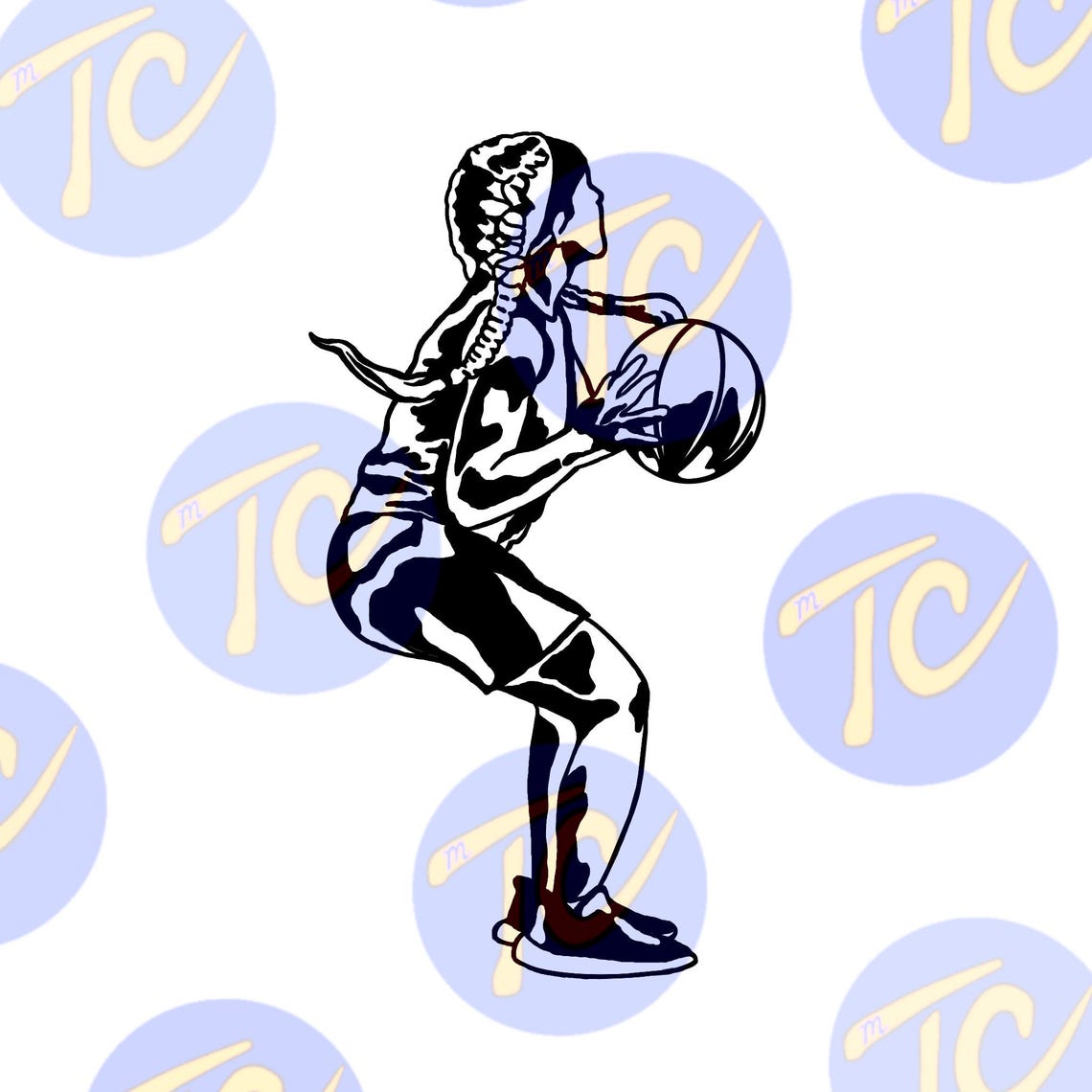 Basketball Player Graphics Youth BUNDLE ~ 9 Digital Downloads - Etsy