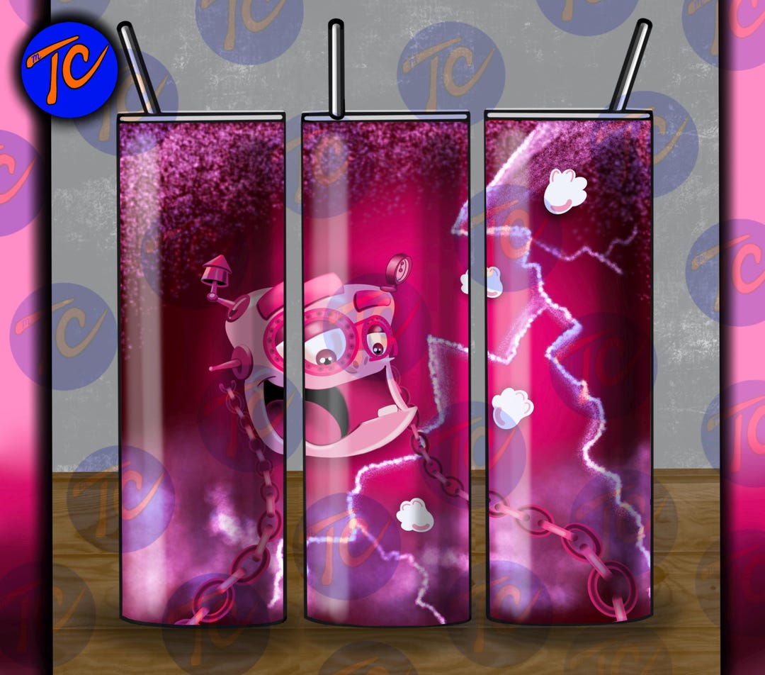 Franken Berry Tumbler Wrap: Halloween Cereal, Pink Frankenstein (JPEG ...