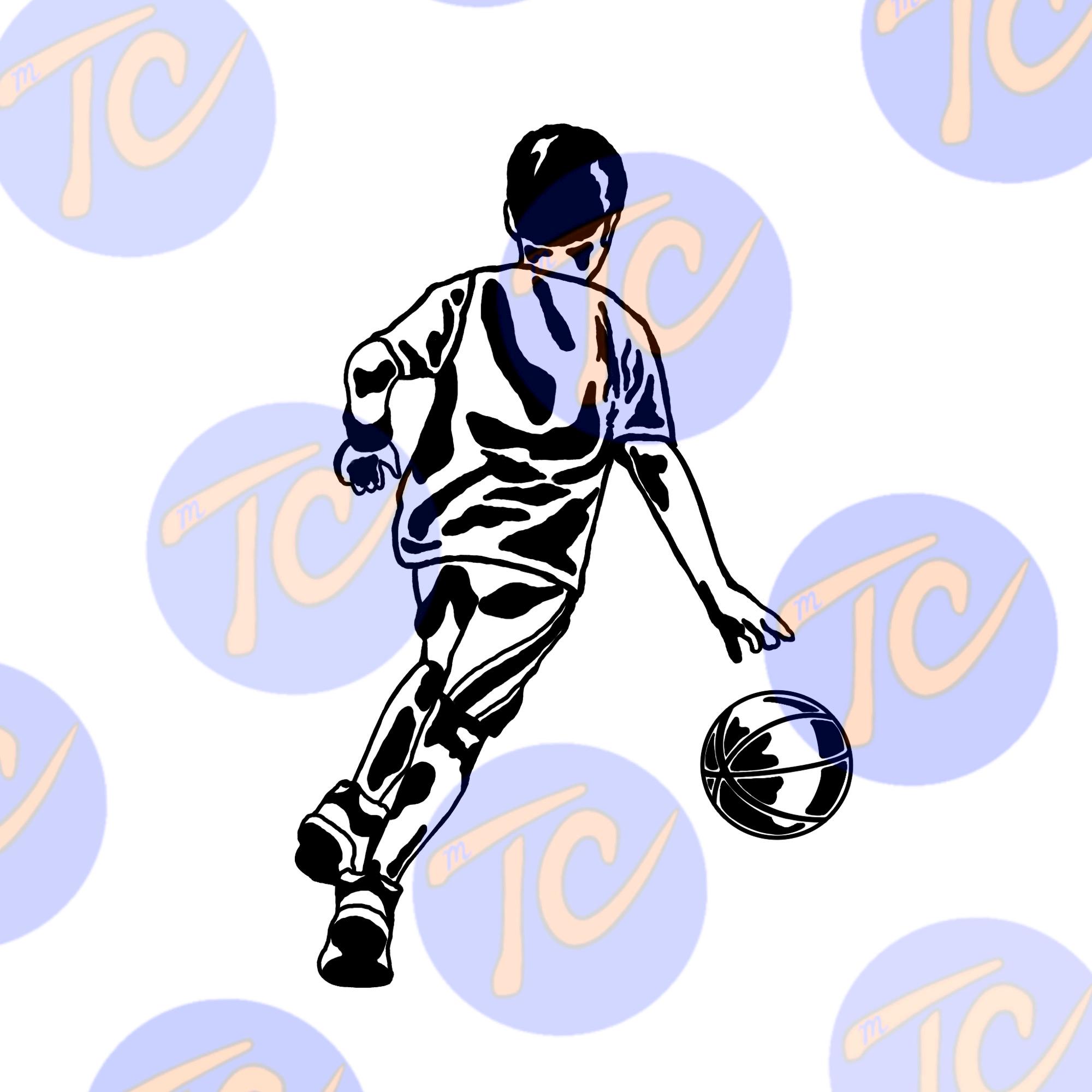 Basketball Player Graphics Youth BUNDLE ~ 9 Digital Downloads - Etsy