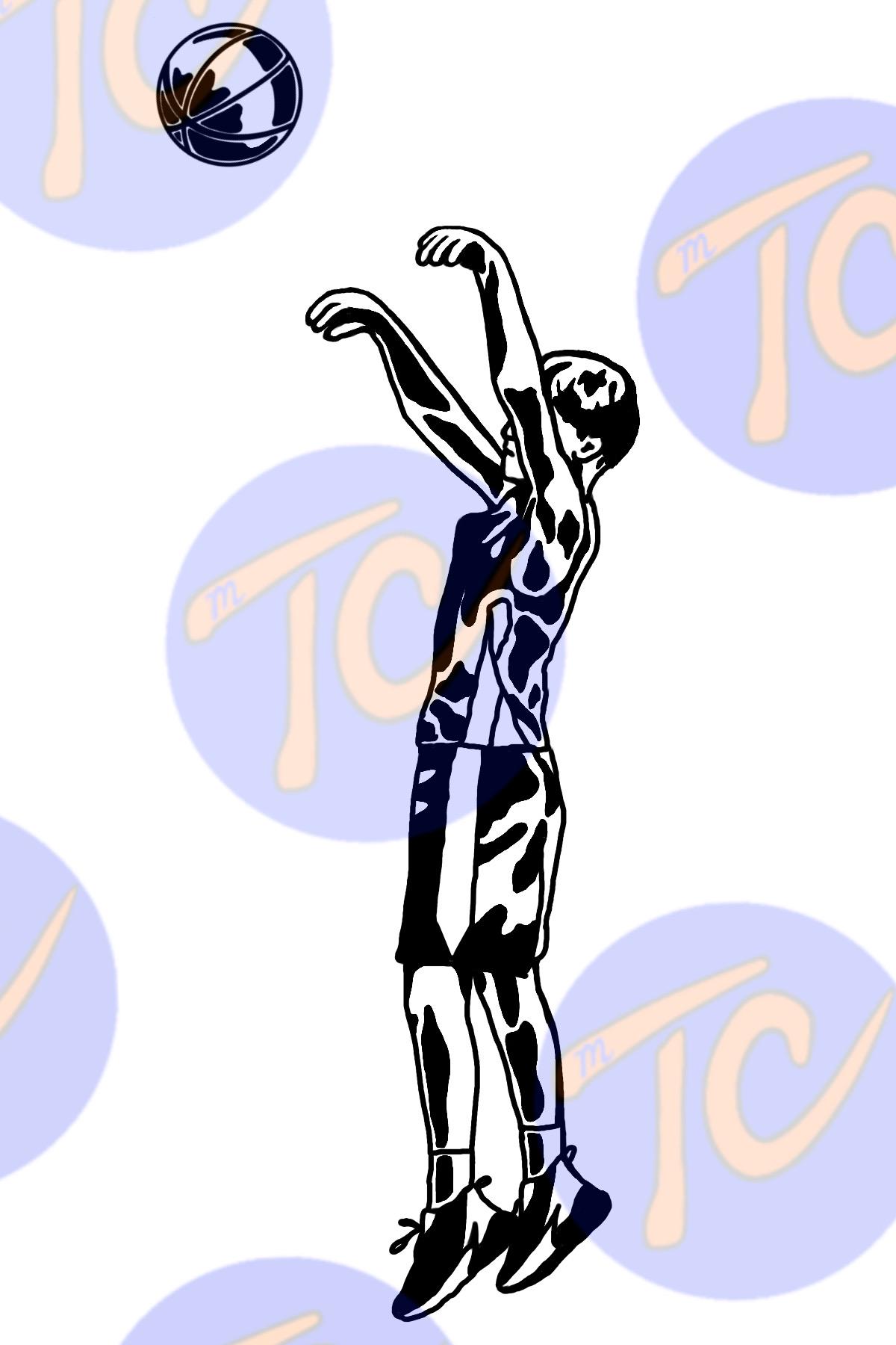 Basketball Player Graphics Youth BUNDLE ~ 9 Digital Downloads - Etsy