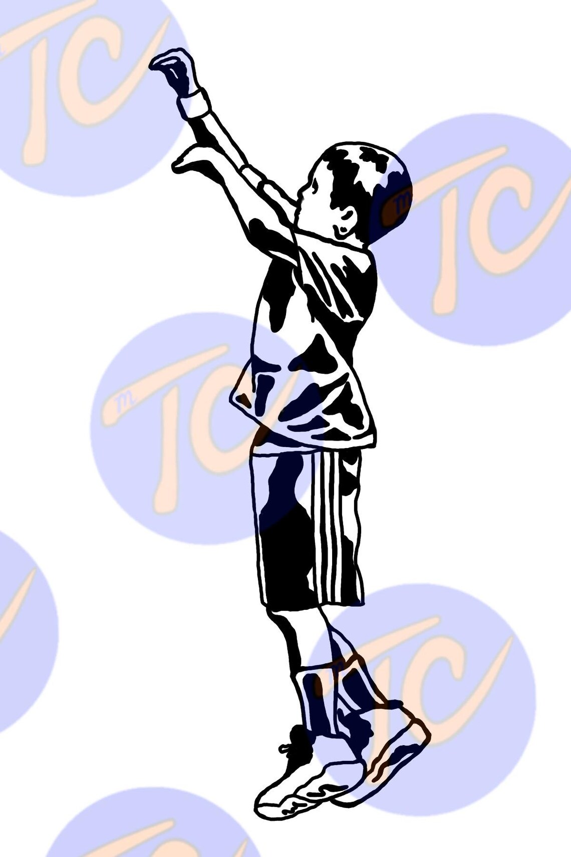Basketball Player Graphics Youth BUNDLE ~ 9 Digital Downloads - Etsy