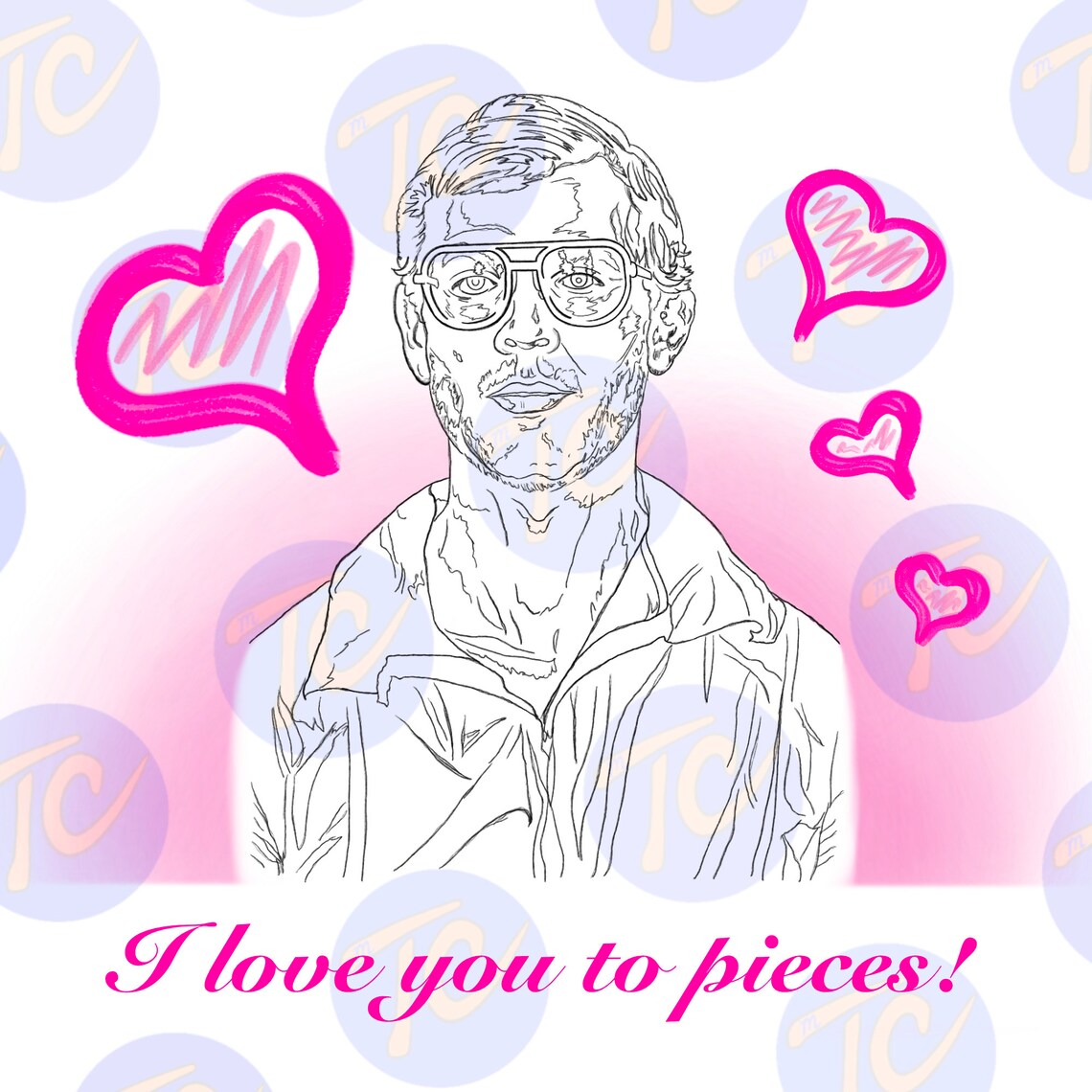 Jeffrey Dahmer Clipart Pack Serial Killer Cannibal Digital Download PNG ...