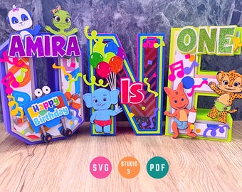 3d Letters Svg - Etsy