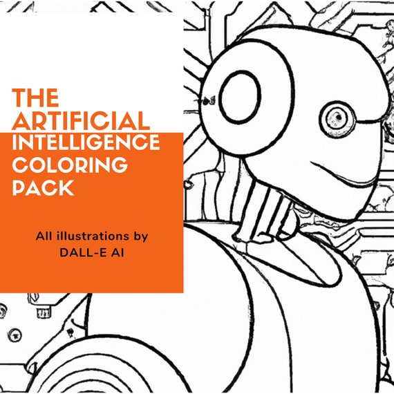 AI Coloring Pack all Illustrations Made With Artificial - Etsy