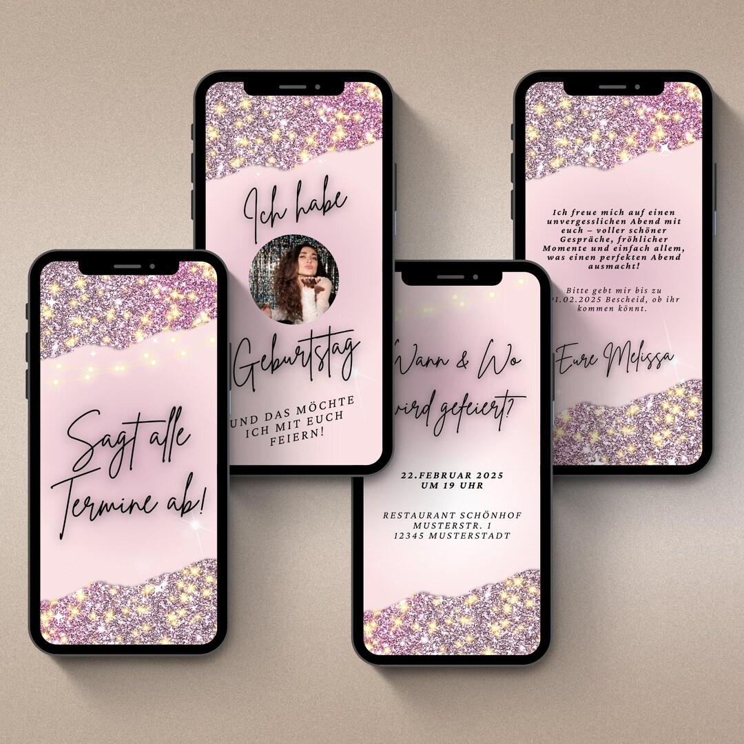 Digital Birthday Invitation | Whatsapp Invitation | Ecard | Animated ...