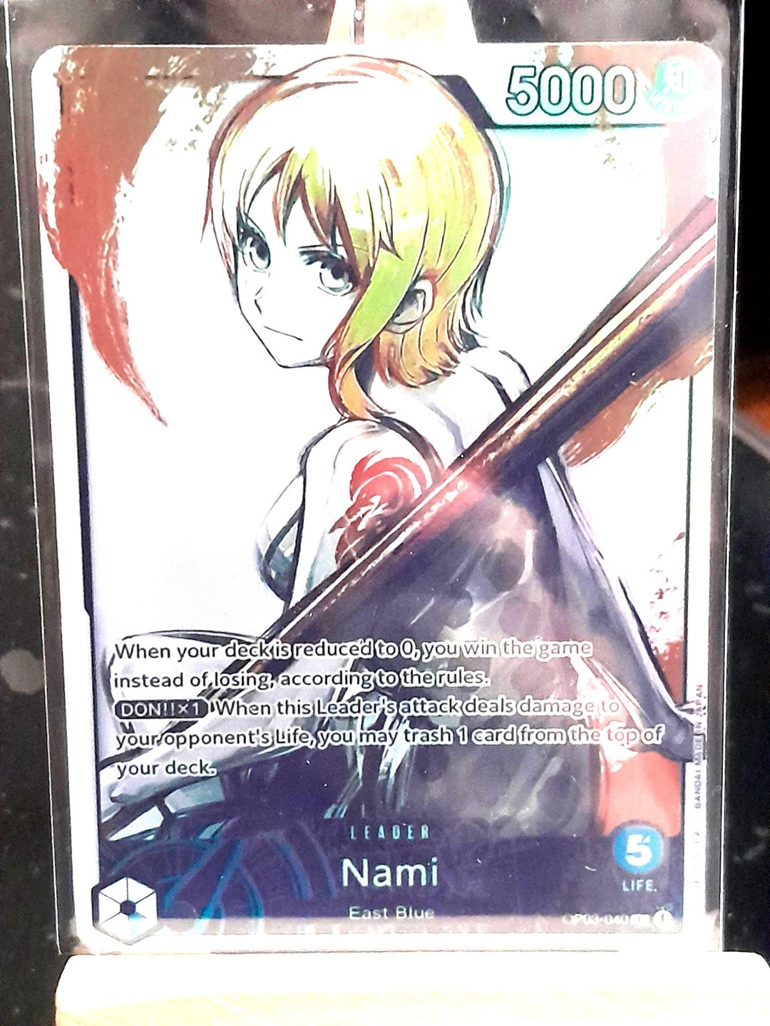One Piece Nami Custom Proxy Card OP03-040 Alt Para L Card Game English ...
