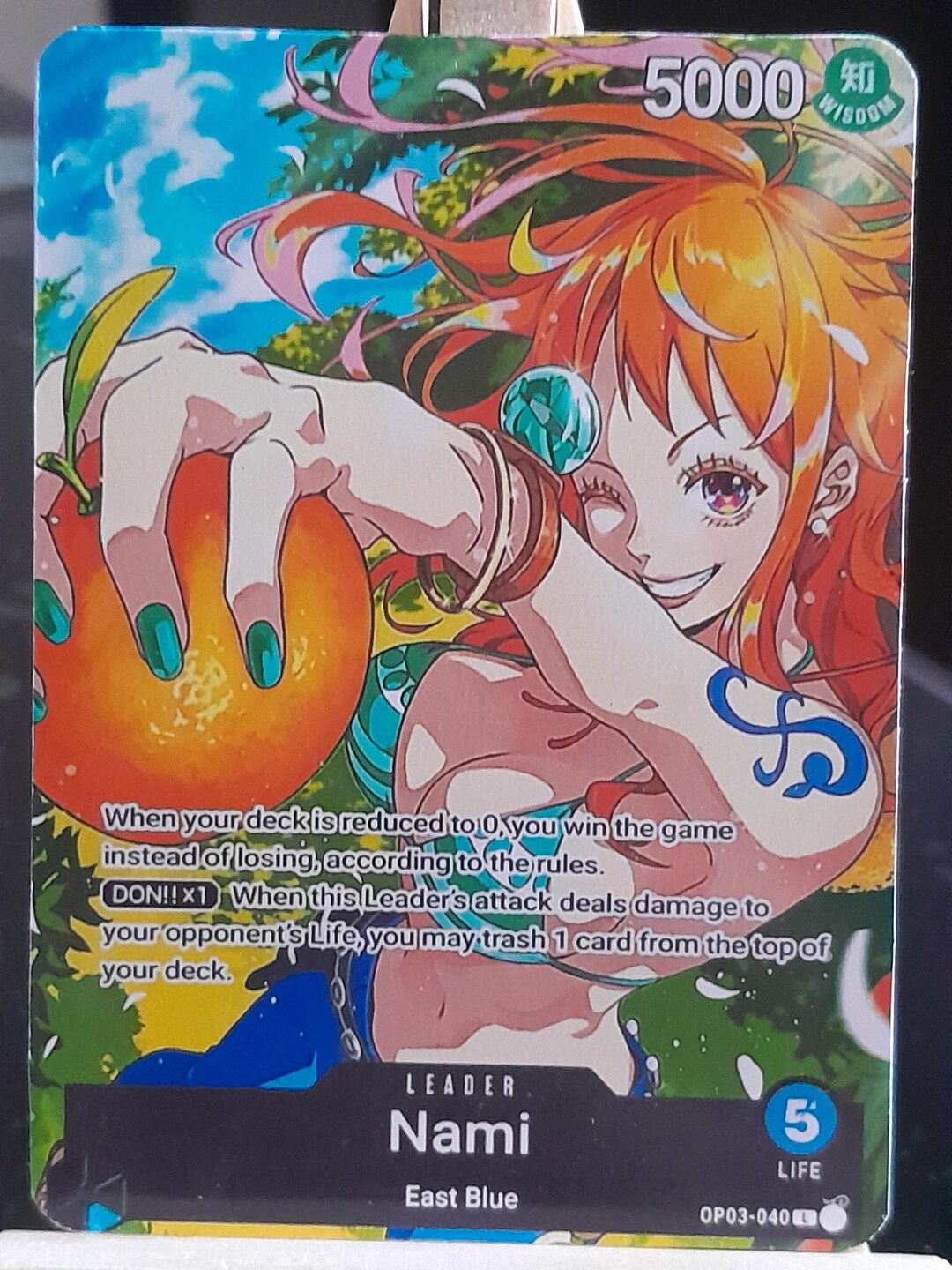One Piece Nami Custom Proxy Card OP03-040 L English Card Game ENGLISH ...