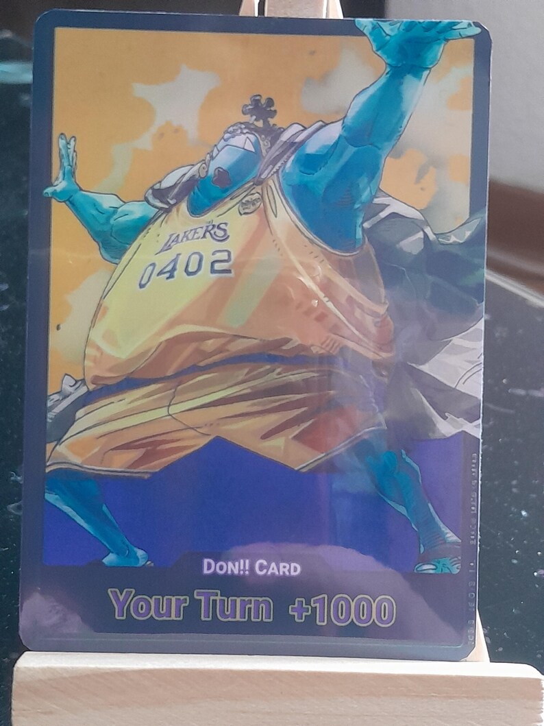 One Piece Card Custom Jinbei Don Card Lakers Card Games OPTCG Proxy ...
