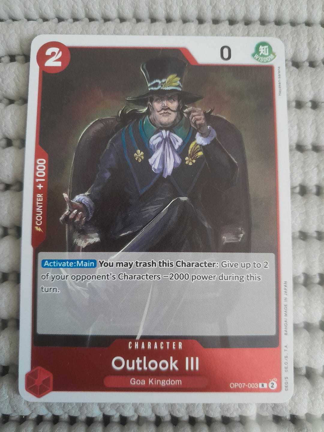 One Piece Outlook III OP07-003 R Card Game English TCG Proxy Mugiwara ...