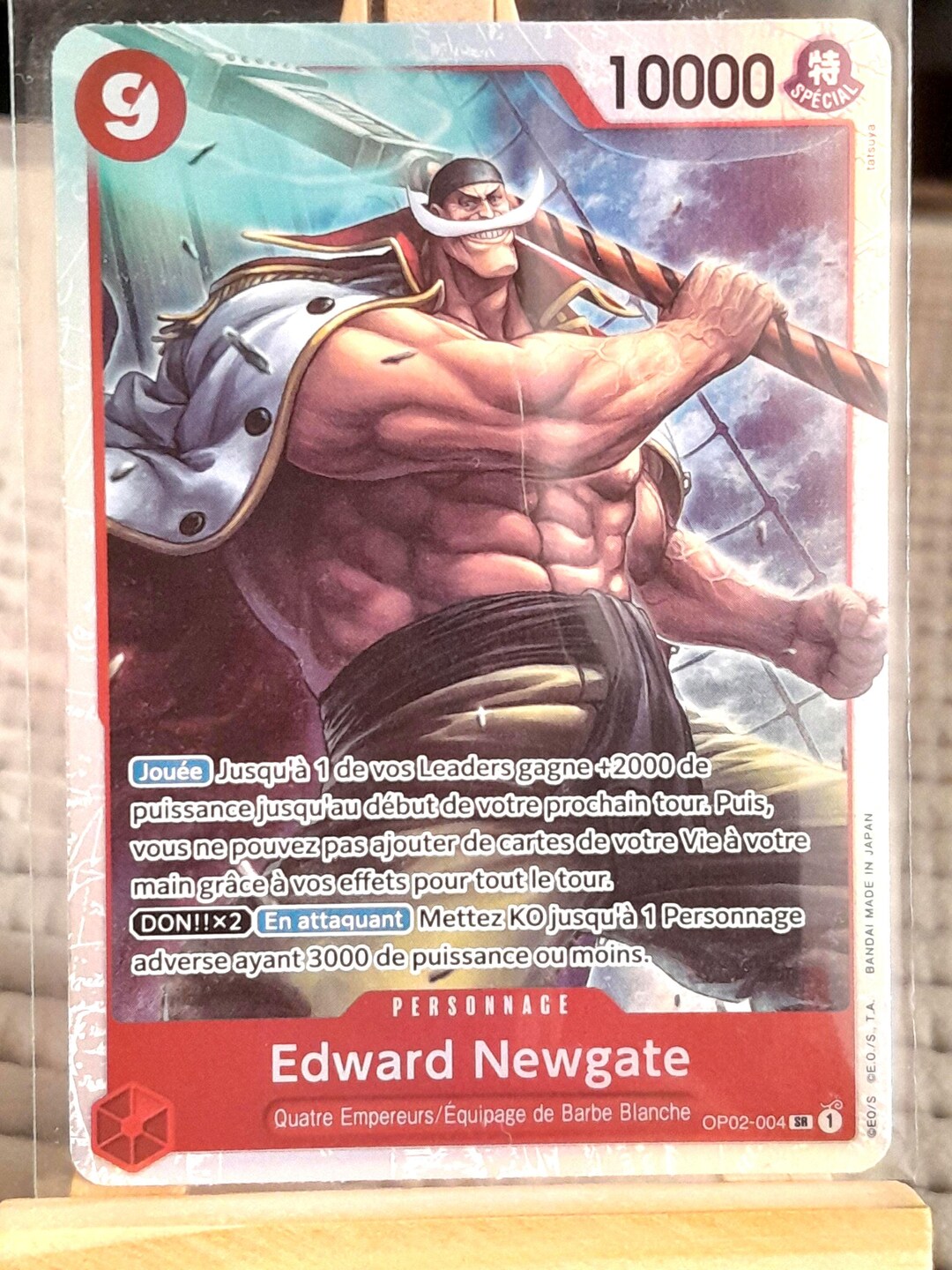 One Piece Edward Newgate Whitebeard OP02-004 SR Card Games TCG FR ...