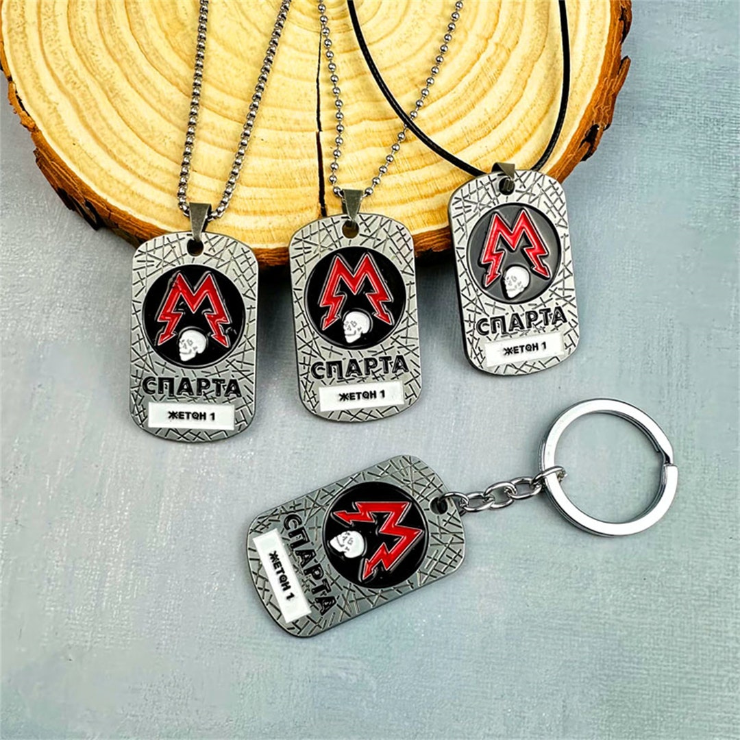 Metro Exodus Inspired Necklace Metro Exodus Dog Tag Cosplay - Etsy