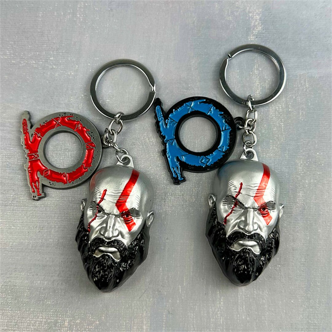 God of War Kratos 3D Avatar Keychain Kratos Character - Etsy