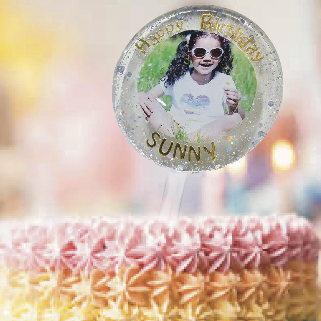 Personalised Birthday Cake Topper | Personalised Anniversary Cake ...