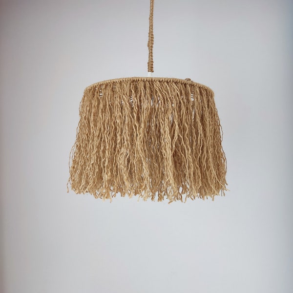Fringed Pendant Lamp - Etsy