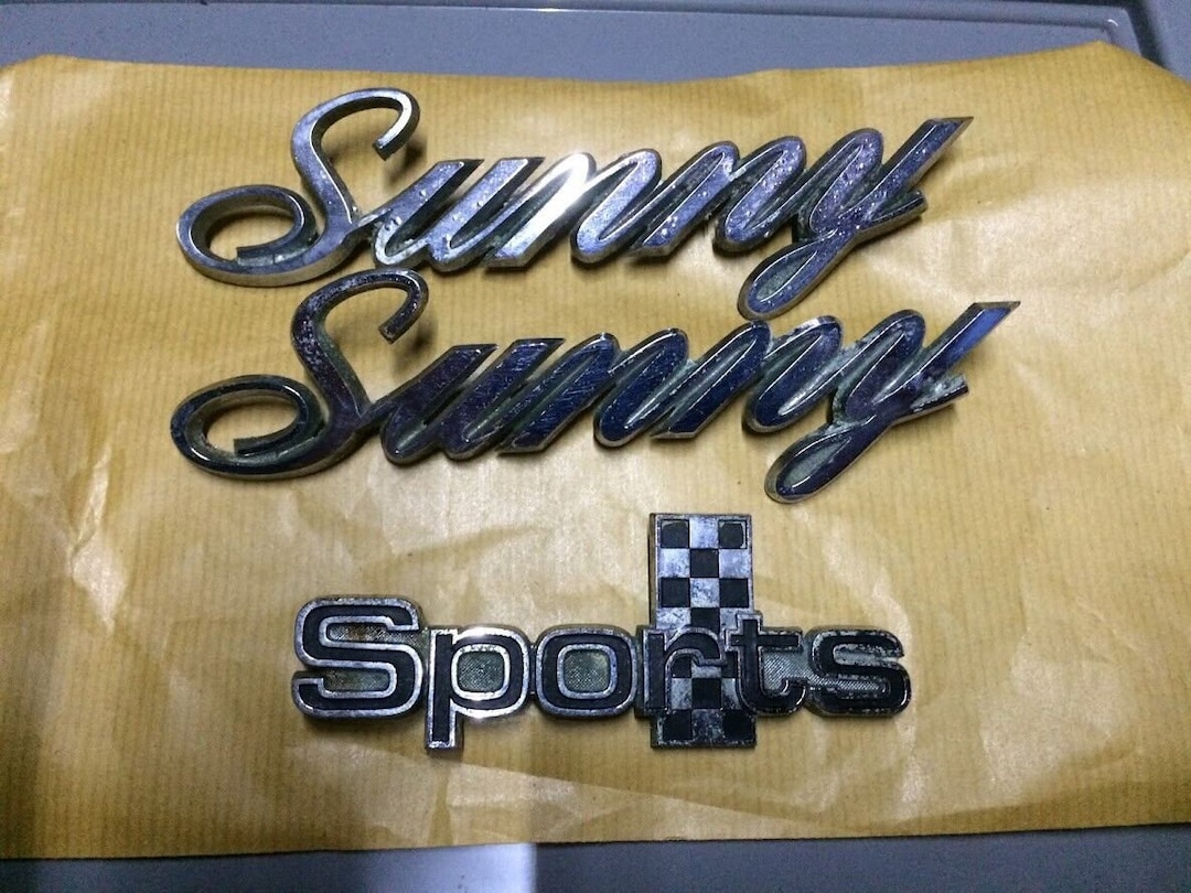 Datsun Sunny Sports Set of Emblem - Etsy